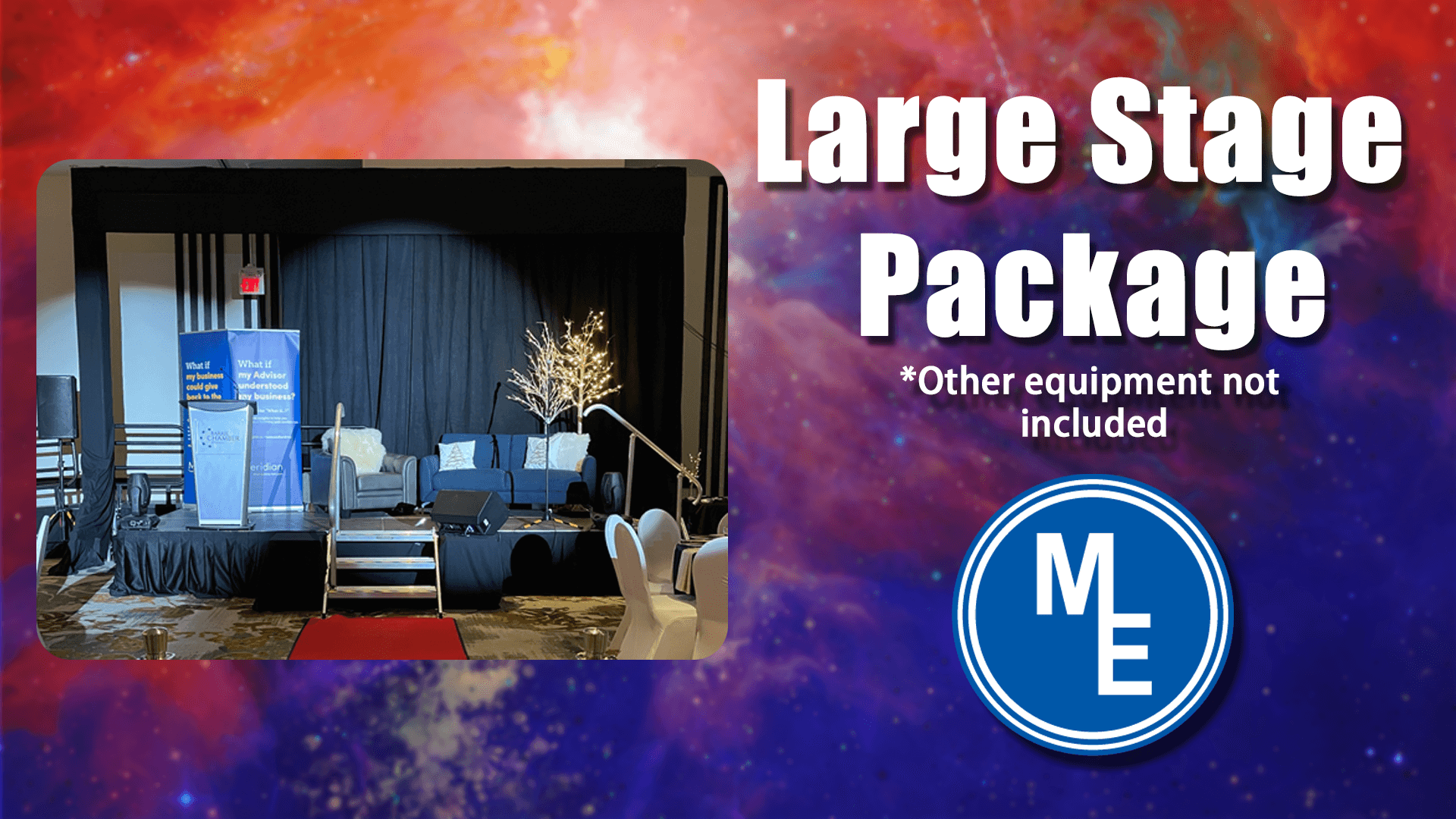 Large Stage Package - Michael Enterprise Audio and Visual